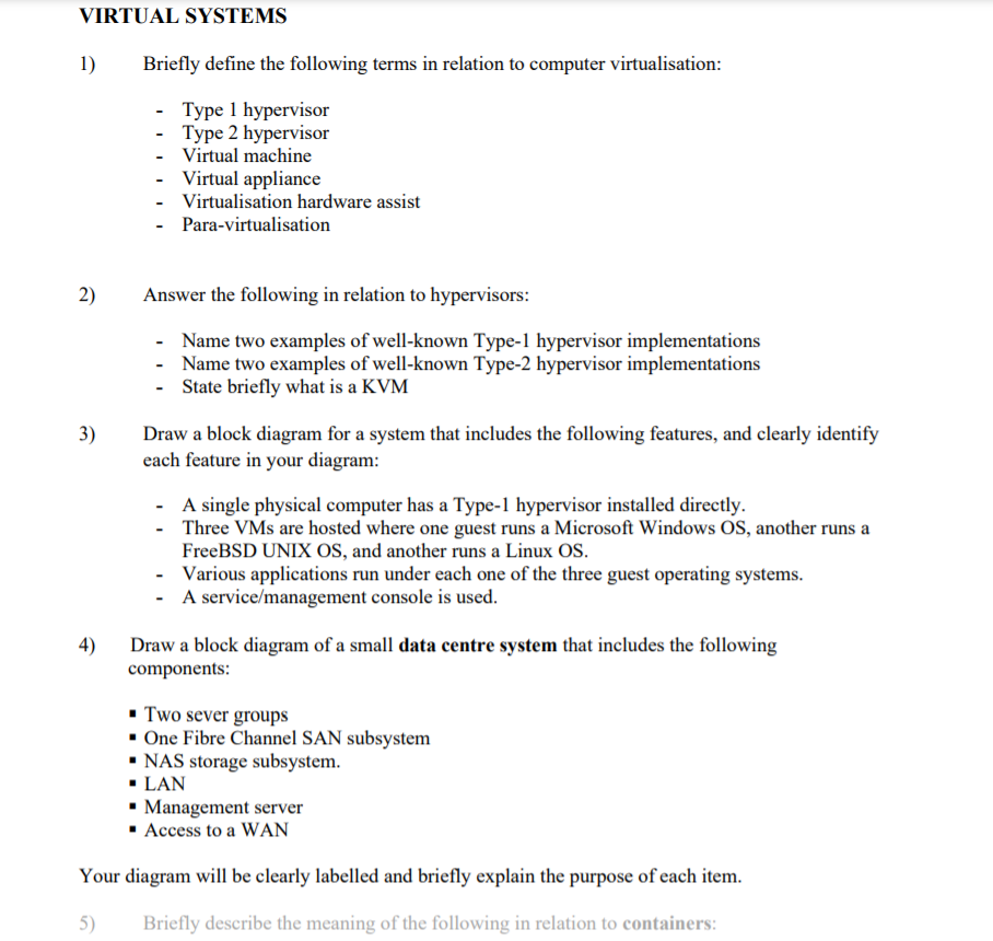 Solved PROCESSES - GENERAL 1) With the aid of a state | Chegg.com