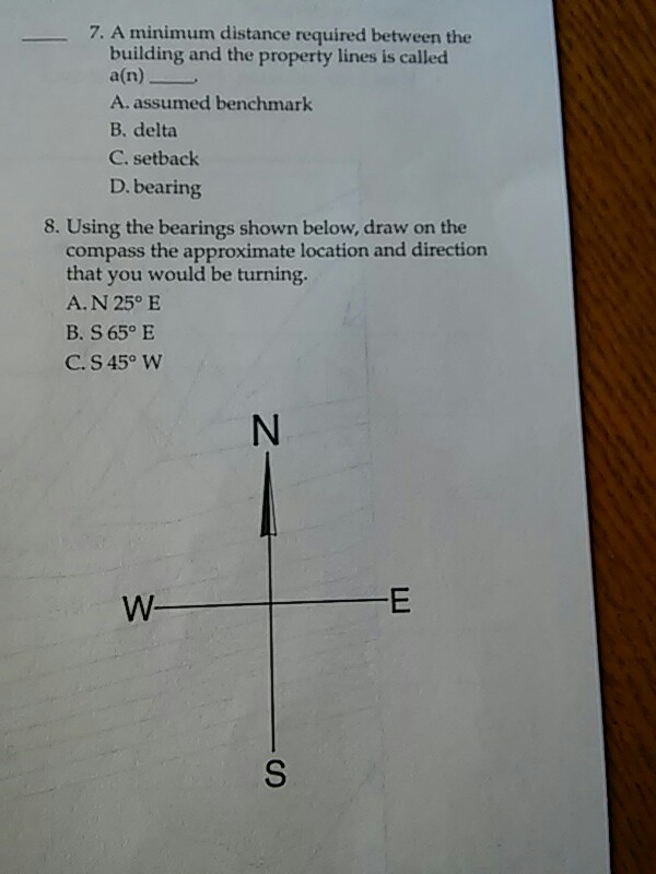Solved 7. A minimum distance required between the building | Chegg.com