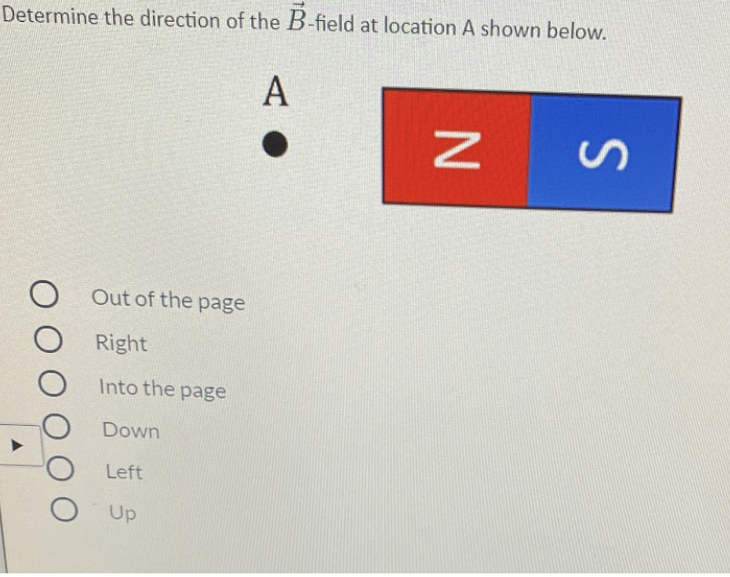 Solved Determine the direction of the B-field at location A | Chegg.com