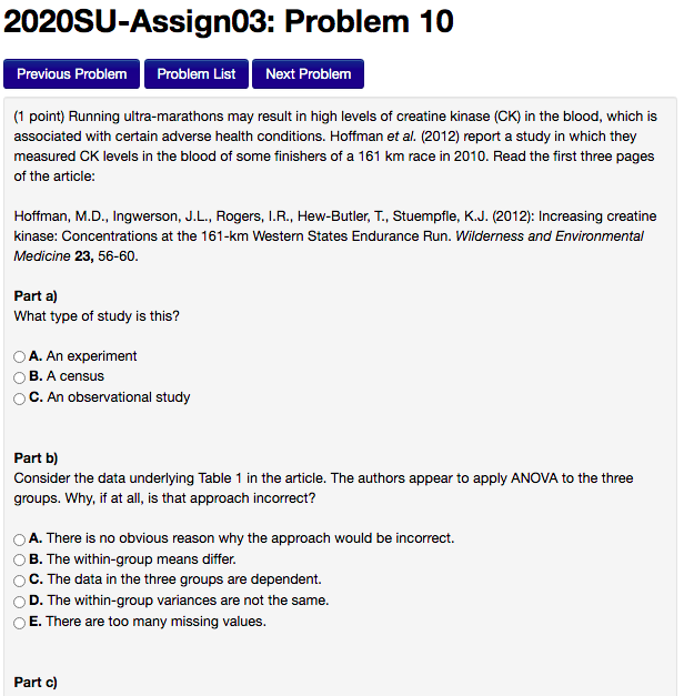2020SU-Assign03: Problem 10 Previous Problem Problem | Chegg.com