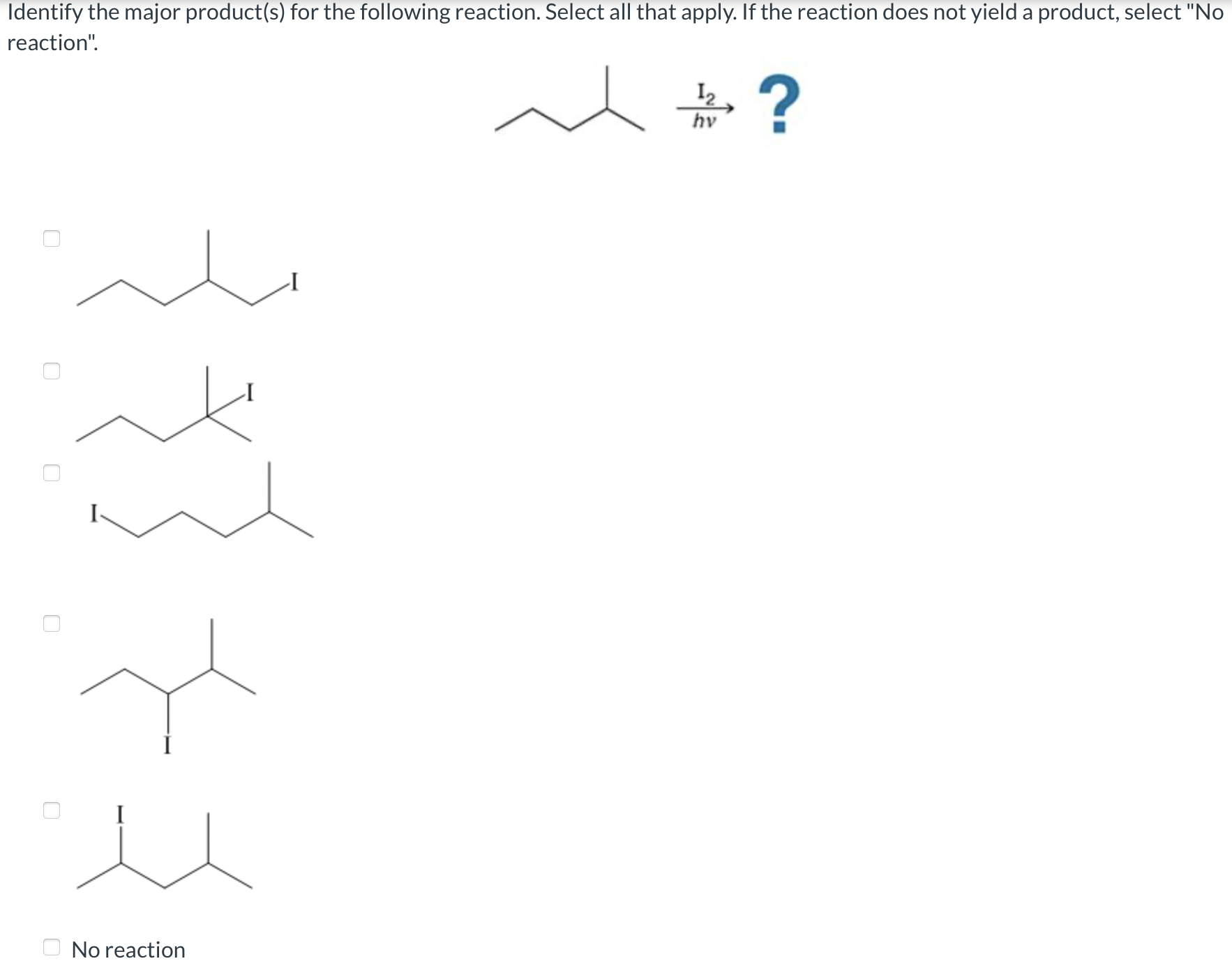 Solved Identify the major product(s) ﻿for the following | Chegg.com