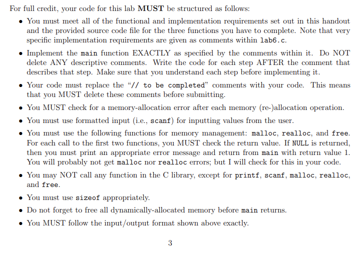 Solved Please write in C and use that given code as a | Chegg.com