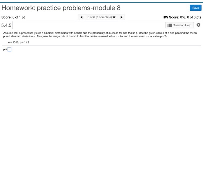 Solved Homework Practice Problems Module 8 Score 0 Of 1 Pt