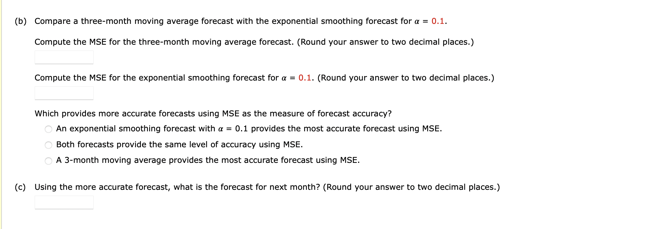 Solved What type of pattern exists in the data? The first | Chegg.com