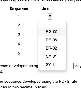Solved Using the FCFS (first come, first served) decision | Chegg.com