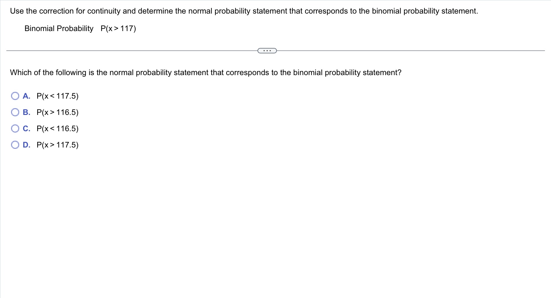 Solved Use The Correction For Continuity And Determine The