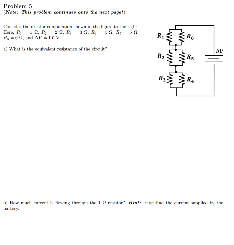 Solved Consider the resistor combination shown in the figure | Chegg.com