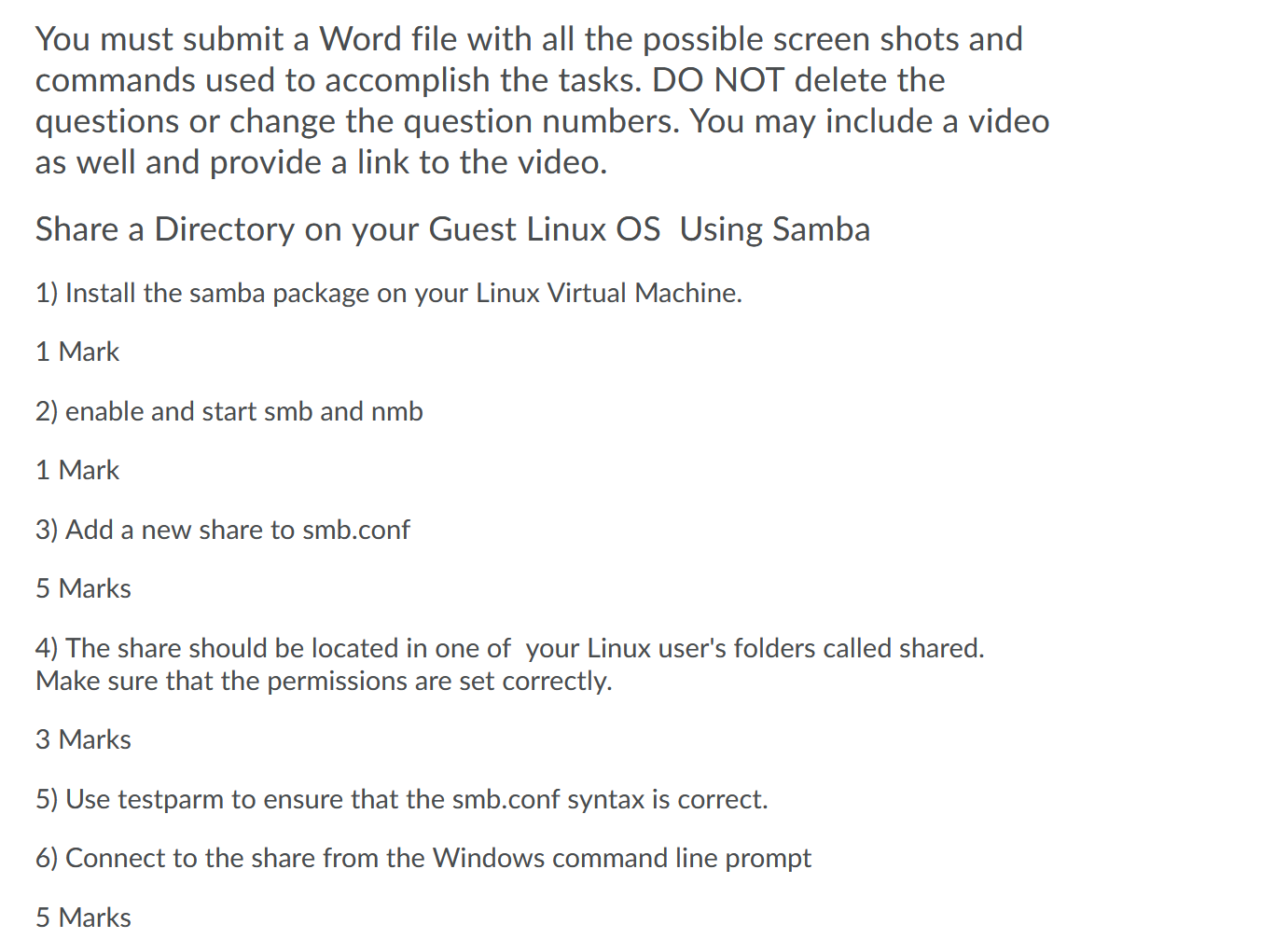 Solved You must submit a Word file with all the possible | Chegg.com