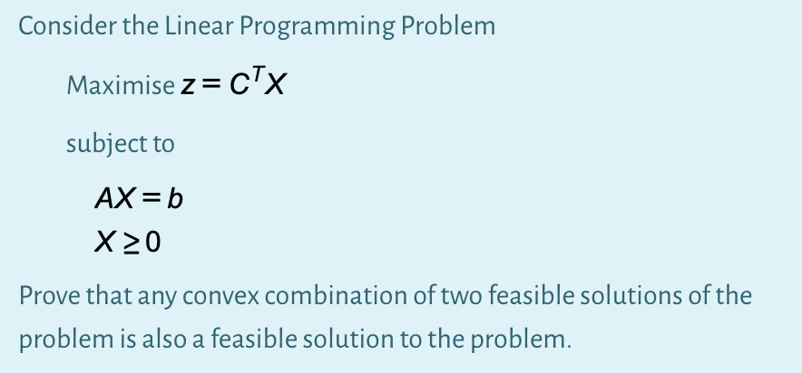 Solved Consider the Linear Programming Problem Maximise z= | Chegg.com