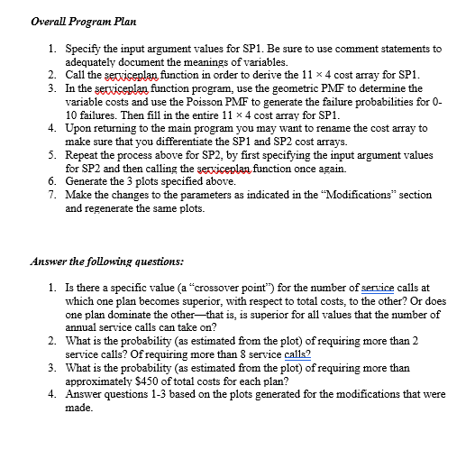 Overview This assignment will make use of two PMF | Chegg.com