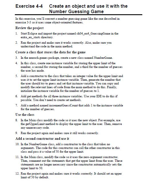 Solved I need help with (Extra exercises for Murach’s | Chegg.com