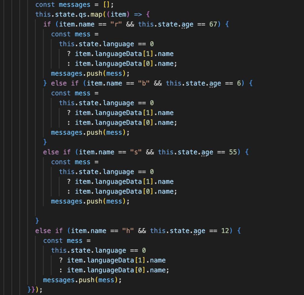 Solved my app using js and react,sweetalart2 i want show | Chegg.com