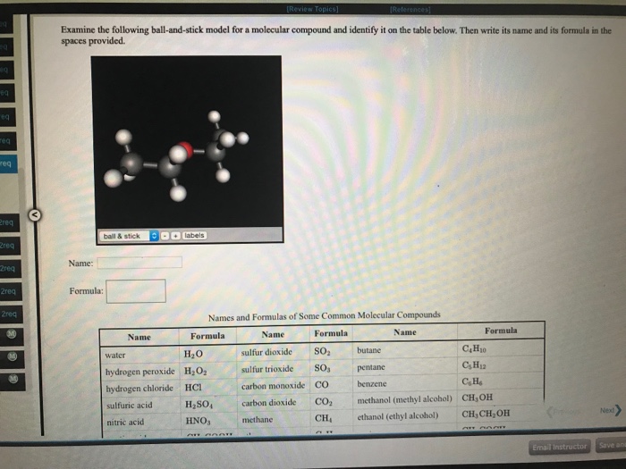 Solved Examine the following ball-and-stick model for a | Chegg.com