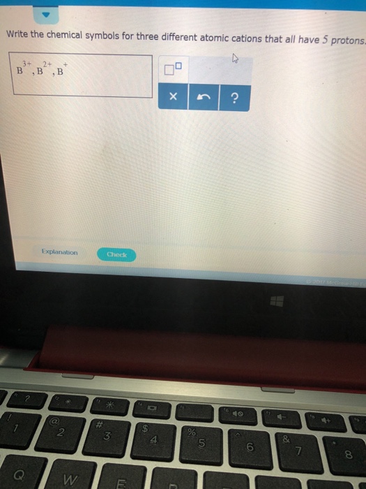 Solved Write the chemical symbols for three different atomic | Chegg.com