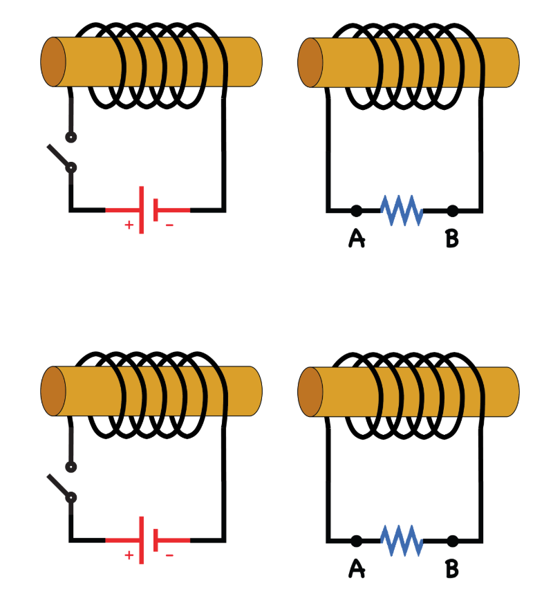 Solved Two iron cylinders are wrapped with several loops of | Chegg.com