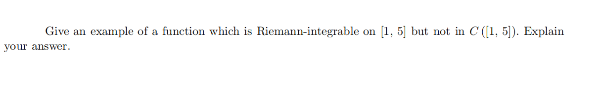 Give an example of a function which is | Chegg.com