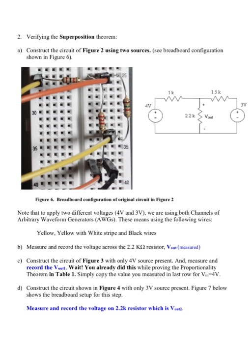 Solved EXPERIMENT 4: Proportionality and Superposition | Chegg.com