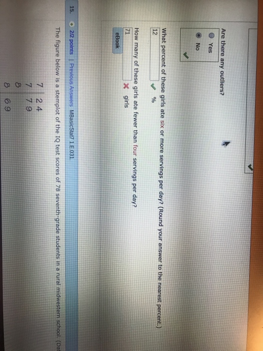 Solved Number of subjects | Chegg.com