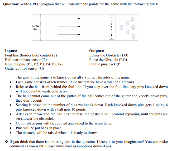 Solved Question: Write a PLC program that will calculate the | Chegg.com