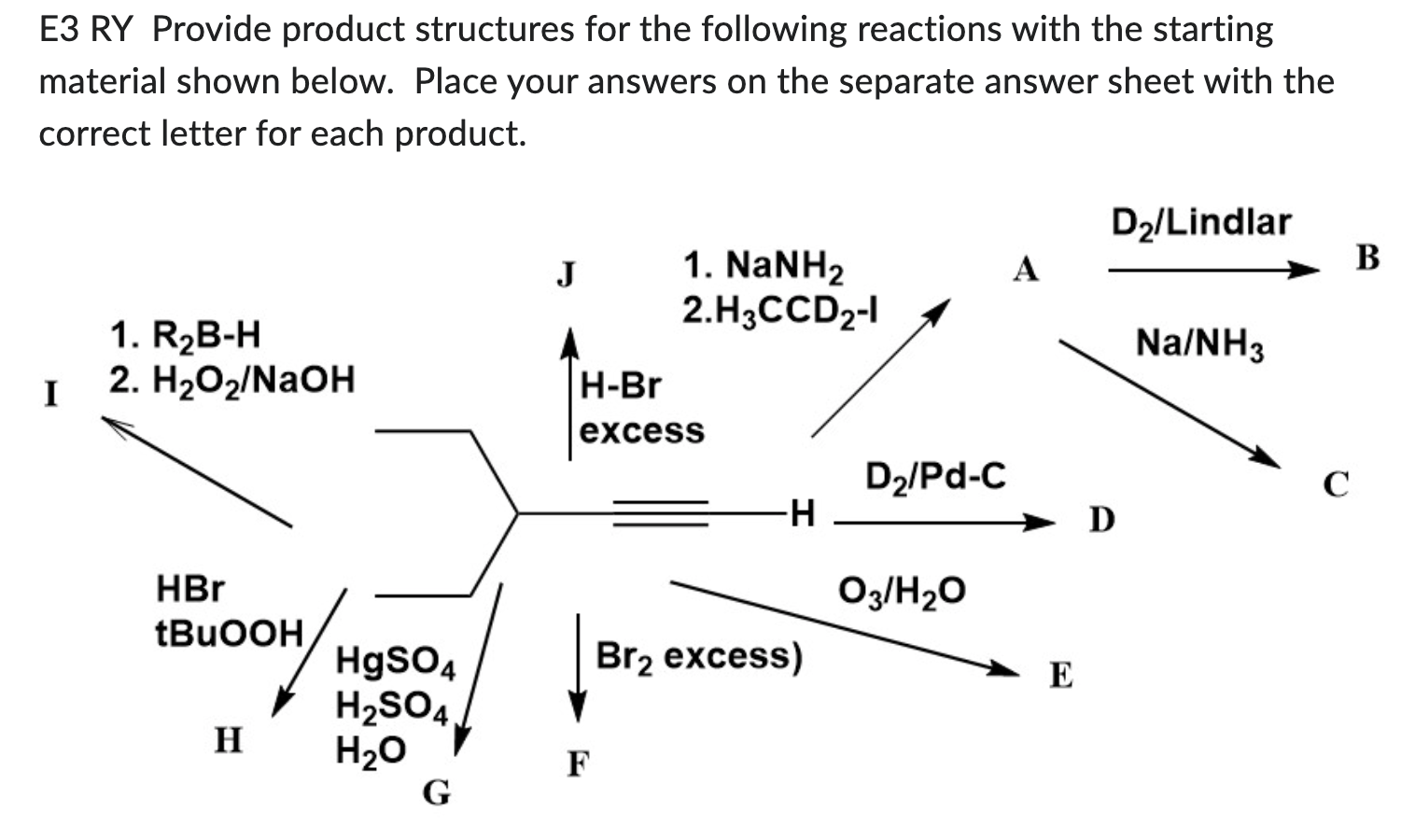 Solved E3 RY Provide product structures for the following | Chegg.com Solved E3 RY Provide product structures for the following | Chegg.com