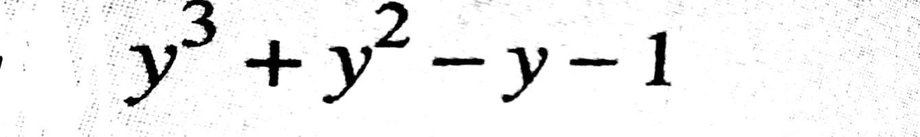 Solved y + y2-y-1 | Chegg.com
