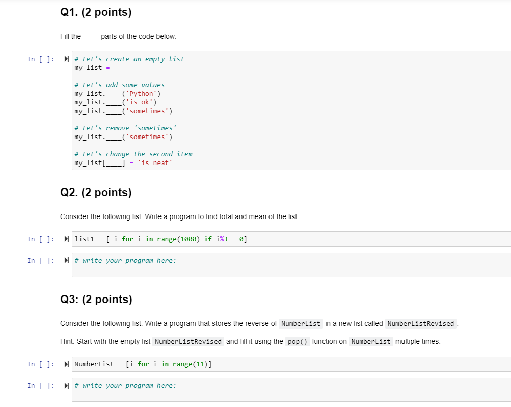 Change List Items Python
