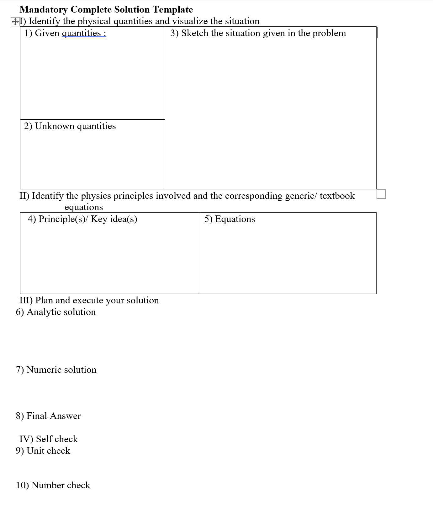 Solved Mandatory Complete Solution Template Steps Step 1 - | Chegg.com