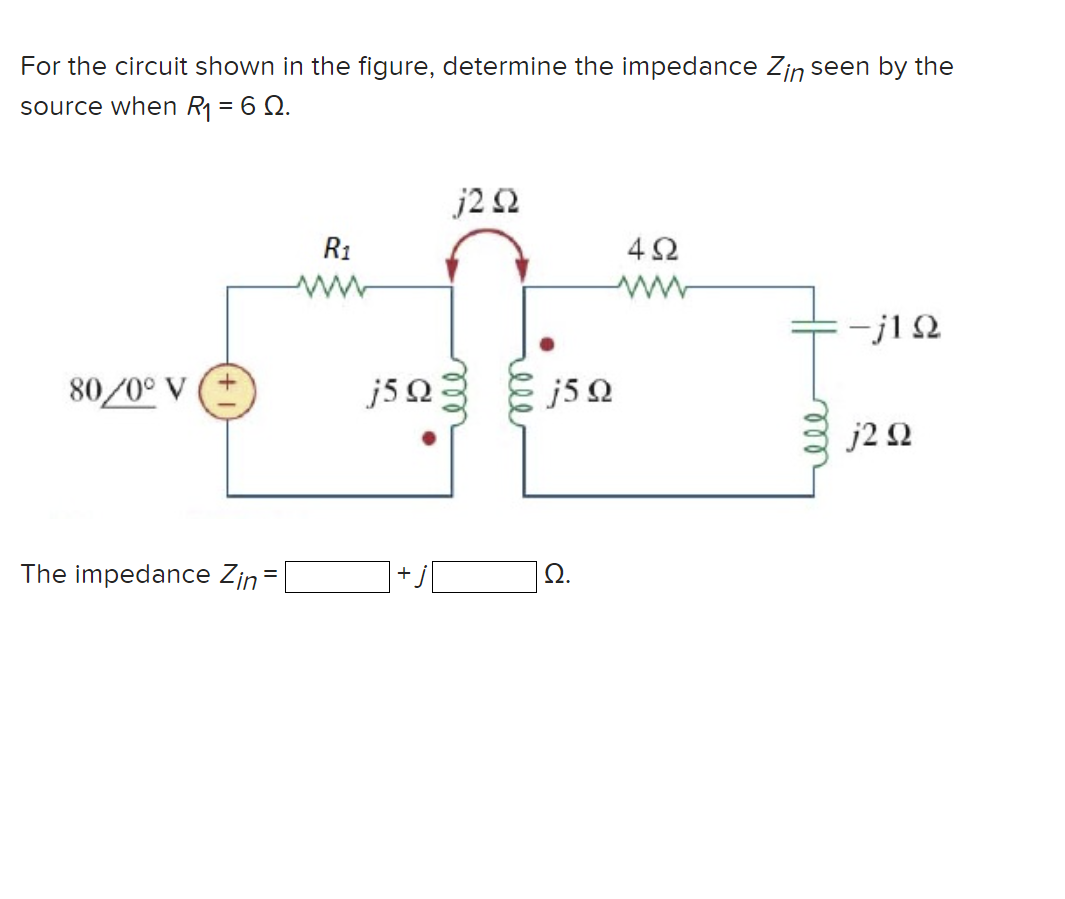 Solved For the circuit shown in the figure, determine the | Chegg.com