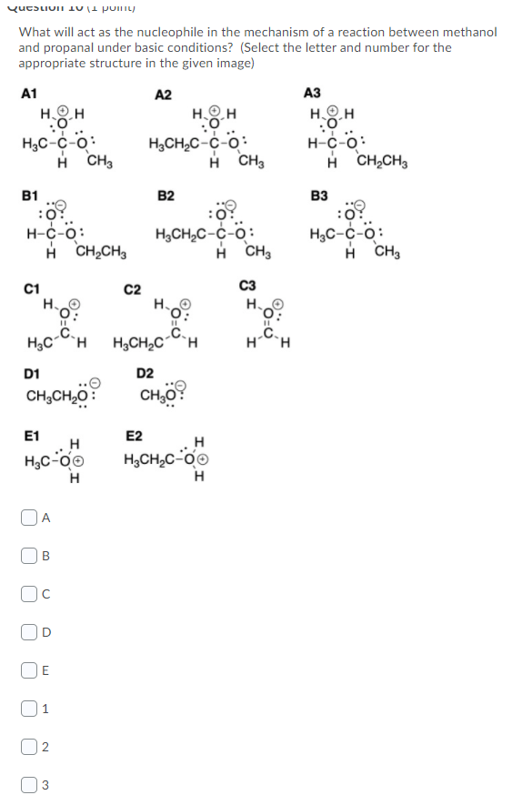 Solved Quεοιιυιι ιν 1 μυτι) What will act as the nucleophile | Chegg.com