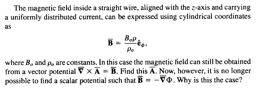 Solved 20. The magnetic field inside an infinitely long | Chegg.com
