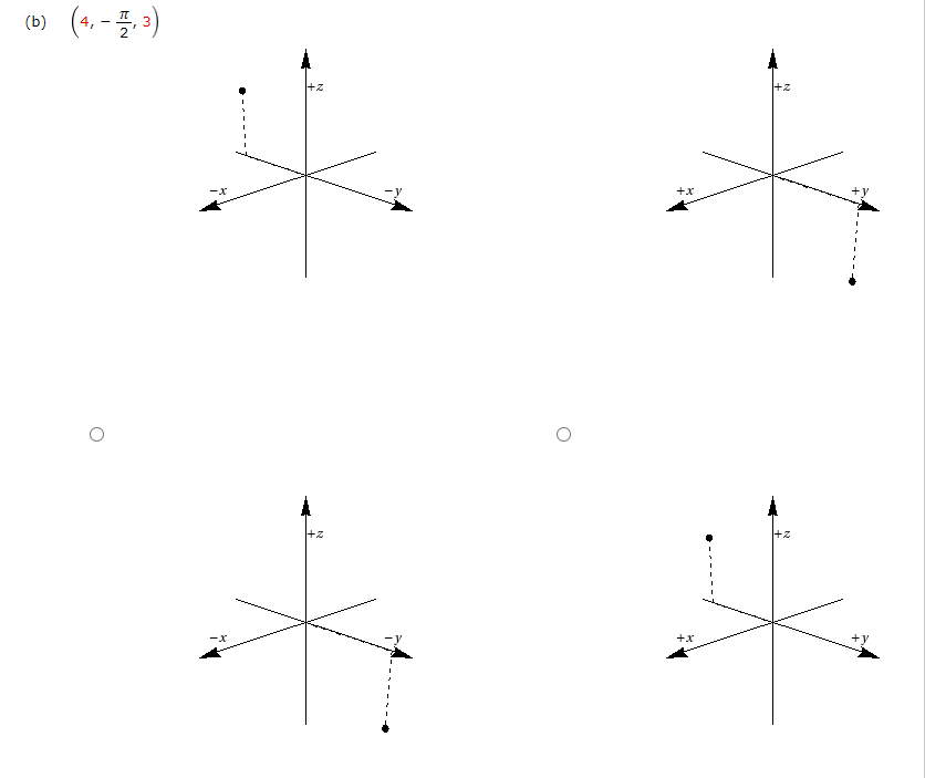 Solved Plot The Point Whose Cylindrical Coordinates Are 0094