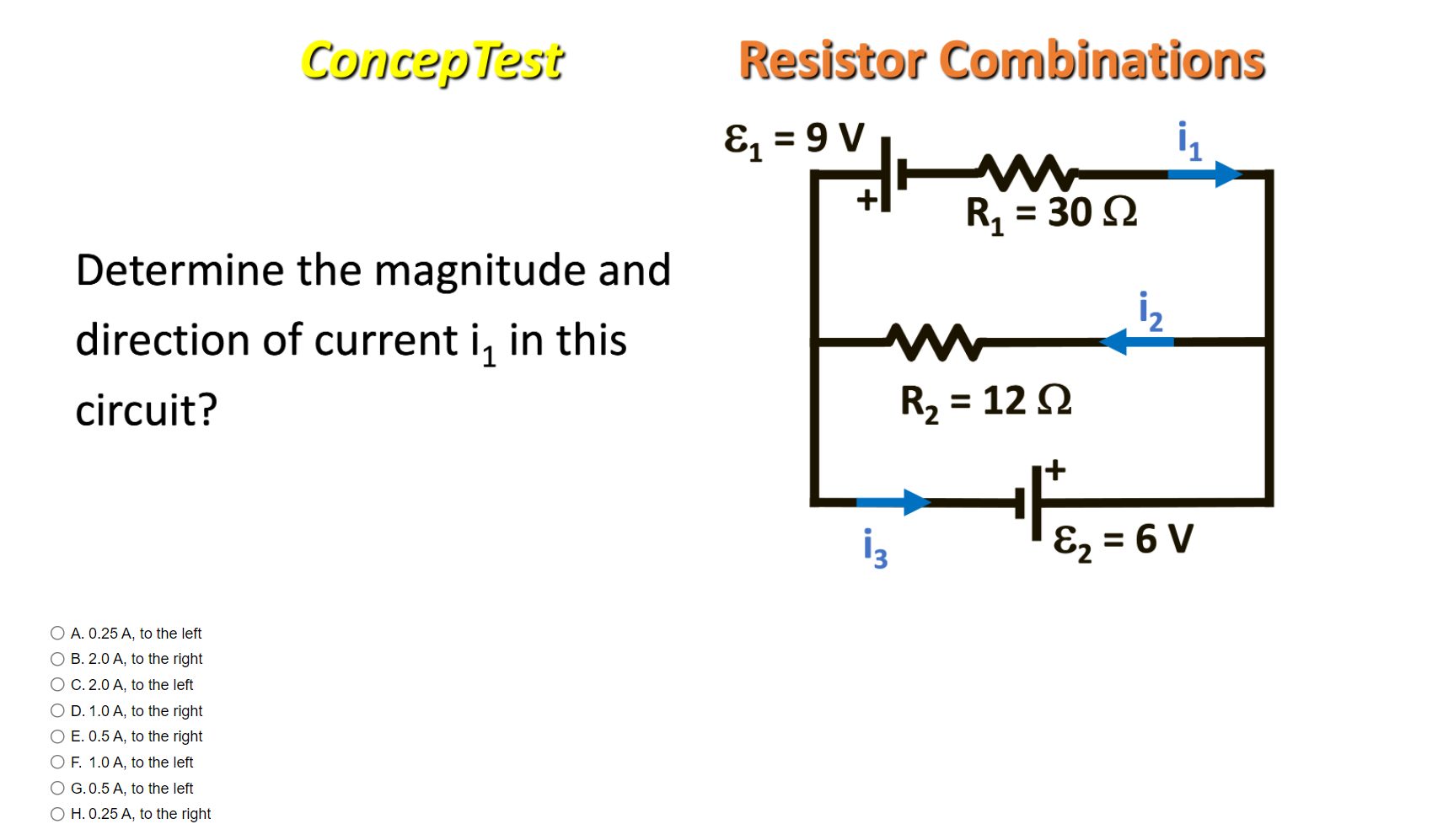 Solved Conceptest Resistor Combinations &q = 9 V in R2 = 30 | Chegg.com