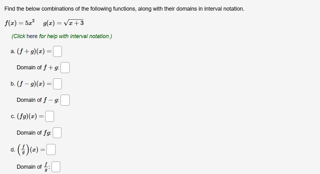 Solved Find the below combinations of the following | Chegg.com