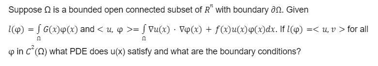 Solved = Suppose N is a bounded open connected subset of R" | Chegg.com