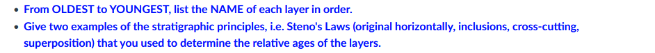 Solved - From OLDEST to YOUNGEST, list the NAME of each | Chegg.com