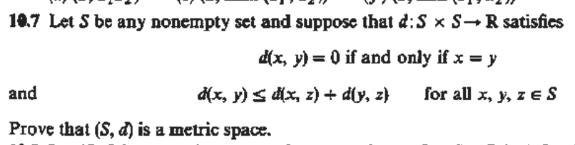 Solved 10.7 Let S be any nonempty set and suppose that | Chegg.com