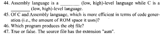 Solved Assembly language is a(low, high)-level language | Chegg.com Solved Assembly language is a(low, high)-level language | Chegg.com