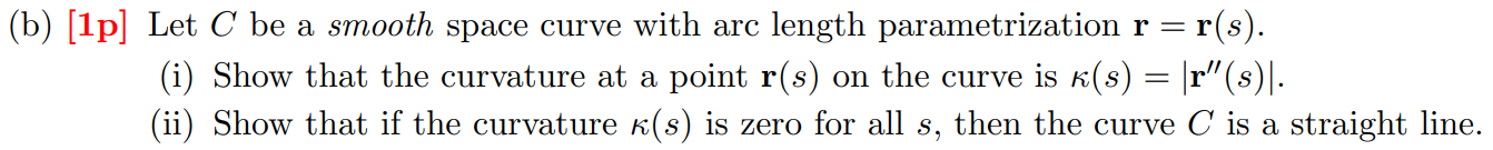 The following formulas, called the Frenet-Serret | Chegg.com