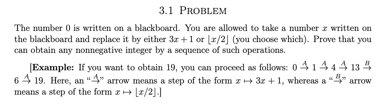 Solved The number 0 is written on a blackboard. You are | Chegg.com