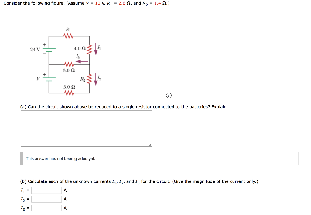 Solved Consider the following figure. (Assume V = 10 V, R1 = | Chegg.com