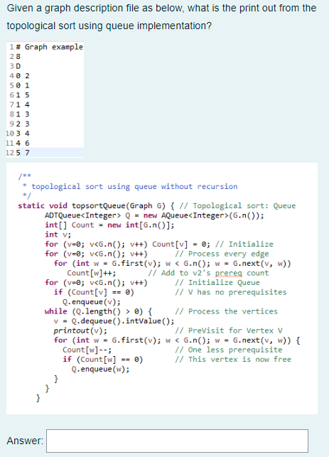 Solved When adding a new edge that connects two vertices, | Chegg.com