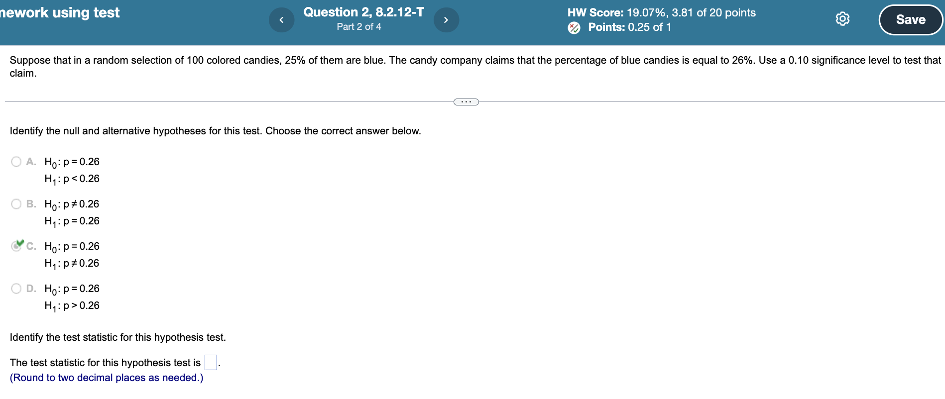 Solved claim. Identify the null and alternative hypotheses | Chegg.com