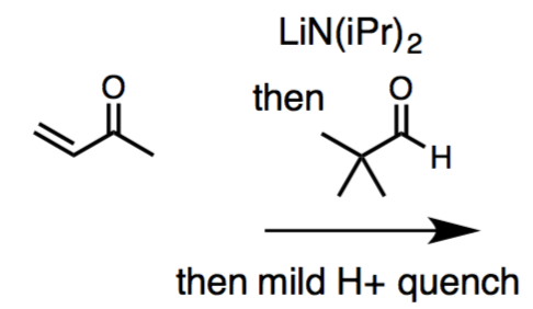 Solved LiN(iPr)2 then i then mild H+ quench | Chegg.com