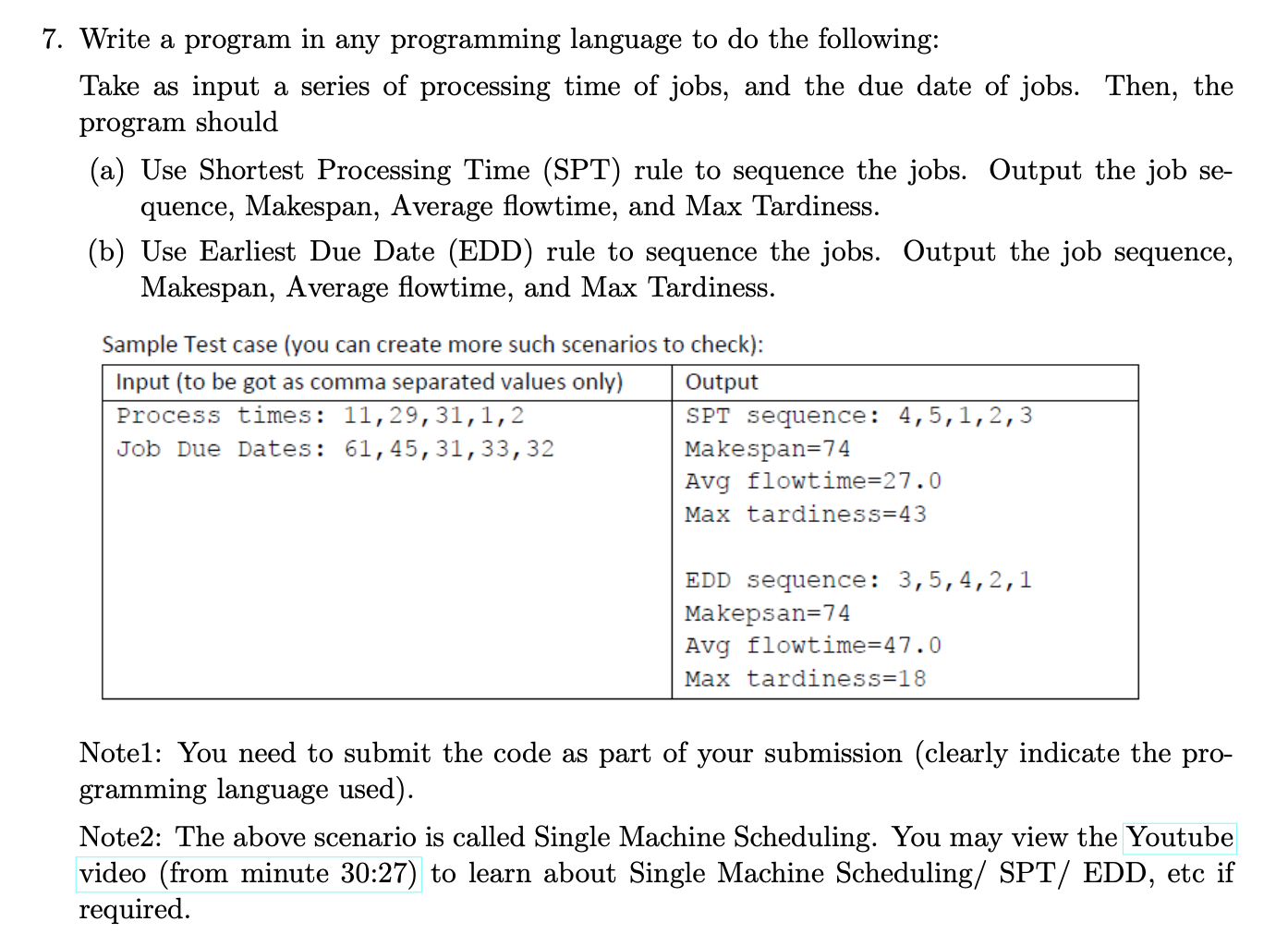Solved 7. Write a program in any programming language to do | Chegg.com