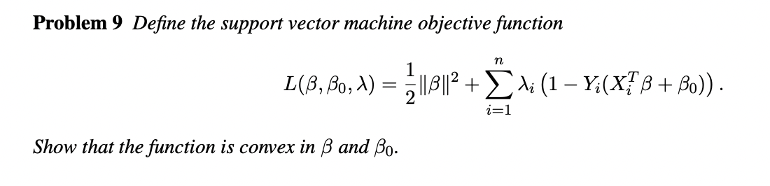 Solved Problem 5 Show That The Ridge Regression Objective