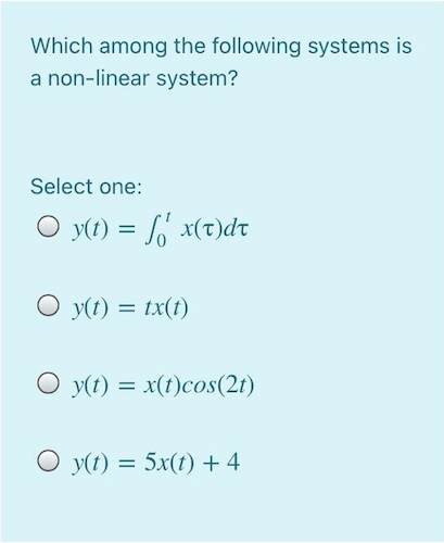 Solved We consider a system defined by its impulse response: | Chegg.com