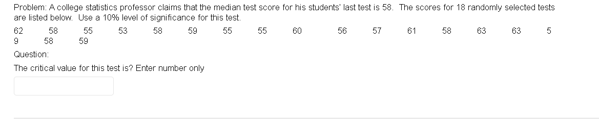 Solved Problem: A college statistics professor claims that | Chegg.com