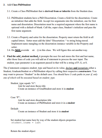 Solved Starting python file: #TODO: Student class #TODO: | Chegg.com
