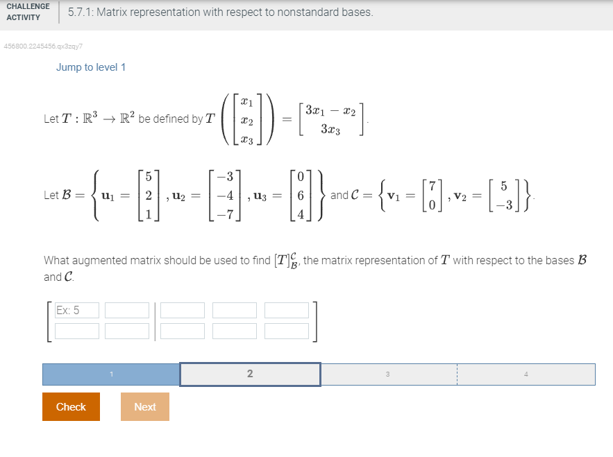 Solved Let T:R3→R2 be defined by T⎝⎛⎣⎡x1x2x3⎦⎤⎠⎞=[3x1−x23x3] | Chegg.com