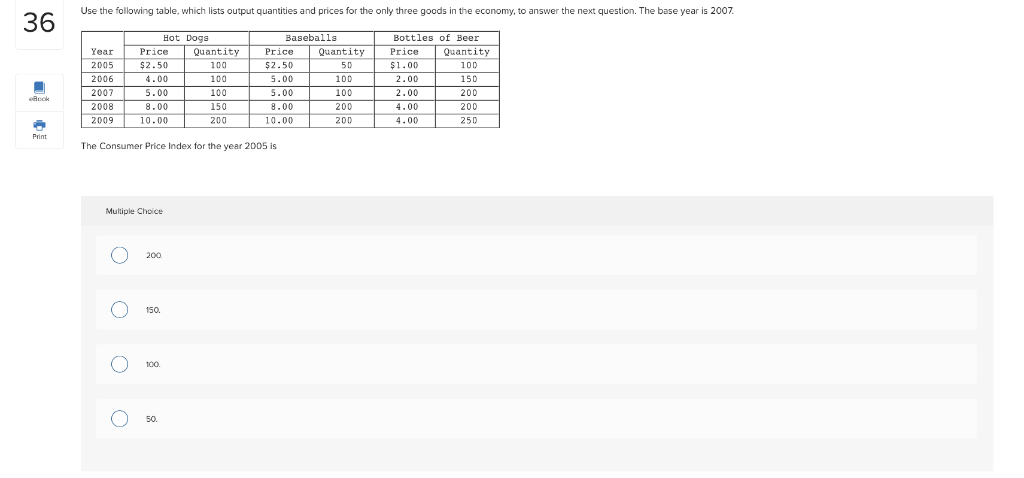 Solved Use The Following Table Which Lists Output